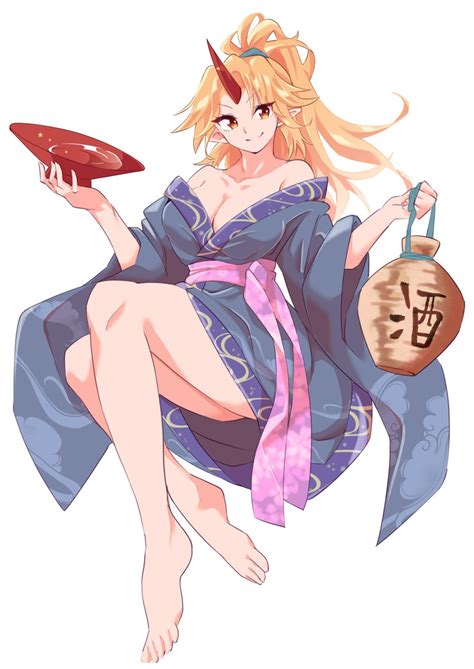 Hoshiguma Yuugi And Hoshiguma Yuugi Touhou Drawn By Fugakumikono