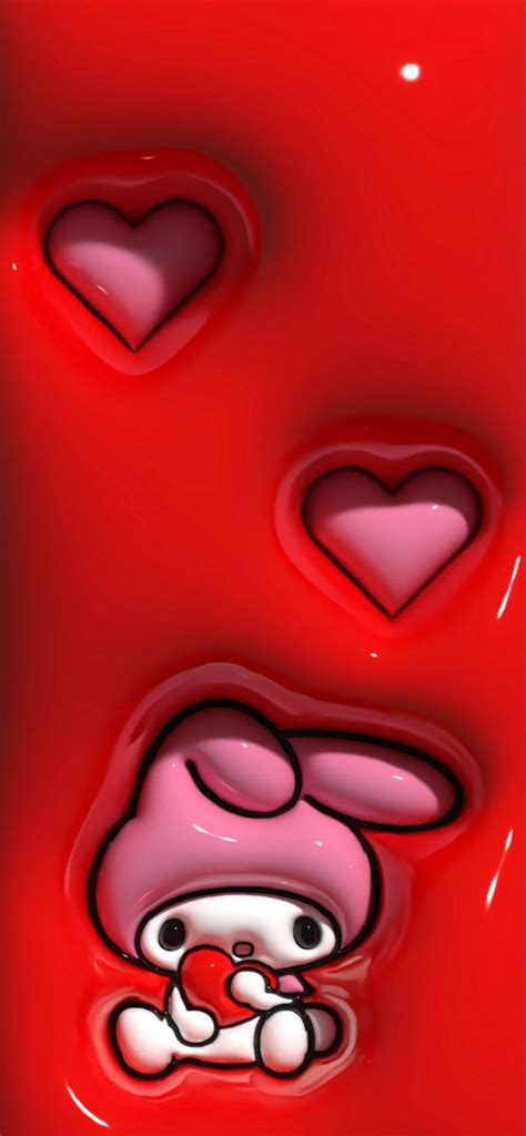 3d Wallpaper My Melody Обои Hello Kitty 3d обои Хиппи обои