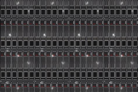 Premium Photo Server Racks Background Modern Servers Backdrop