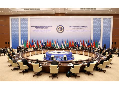 Meeting Of The Sco Heads Of State Council In Samarkand