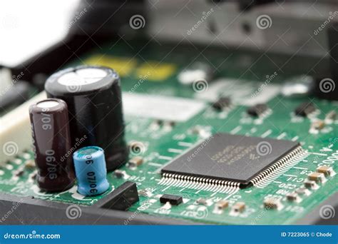 Microchip Stock Image Image Of Circuits Data Card Board 7223065