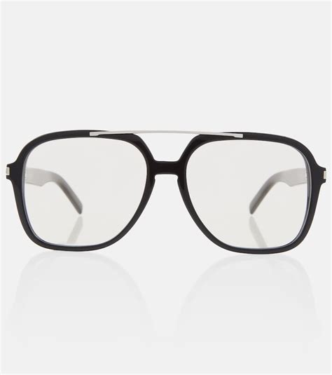 Saint Laurent Aviator Acetate Sunglasses Shopstyle