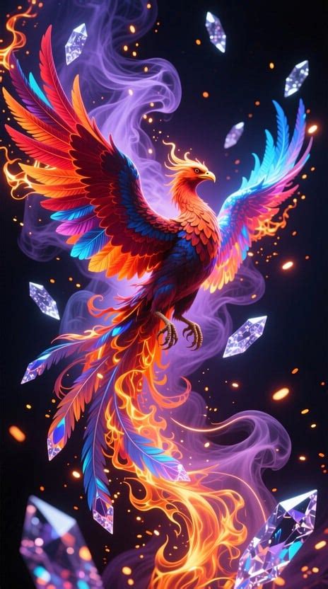 Free Phoenix Rising Majestically Image Phoenix Firebird Mythical