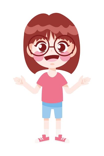 Premium Vector Girl Speaking Icon Vector Isolated