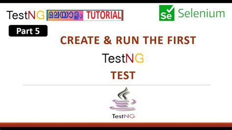 Create And Run The First Testng Test With Selenium Testng Framework