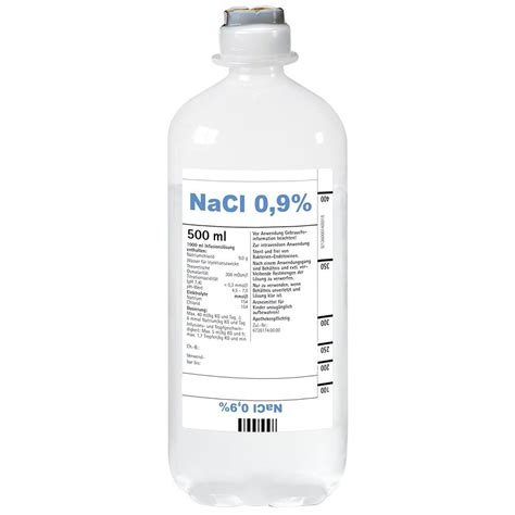 Iv Normal Saline 500ml Marks Electronic