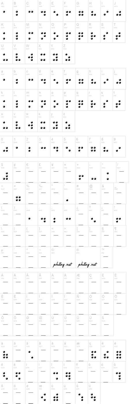 Braille Font
