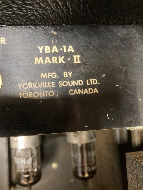 Traynor Yba 1a Bass Master Mark Ii 90 Watt Bass Amp Head 1973