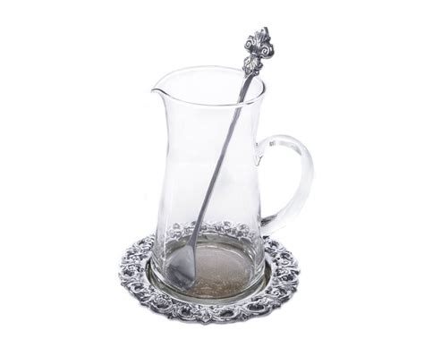 Arthur Court Designs Fleur De Lis Small Pitcher Distinctive Decor