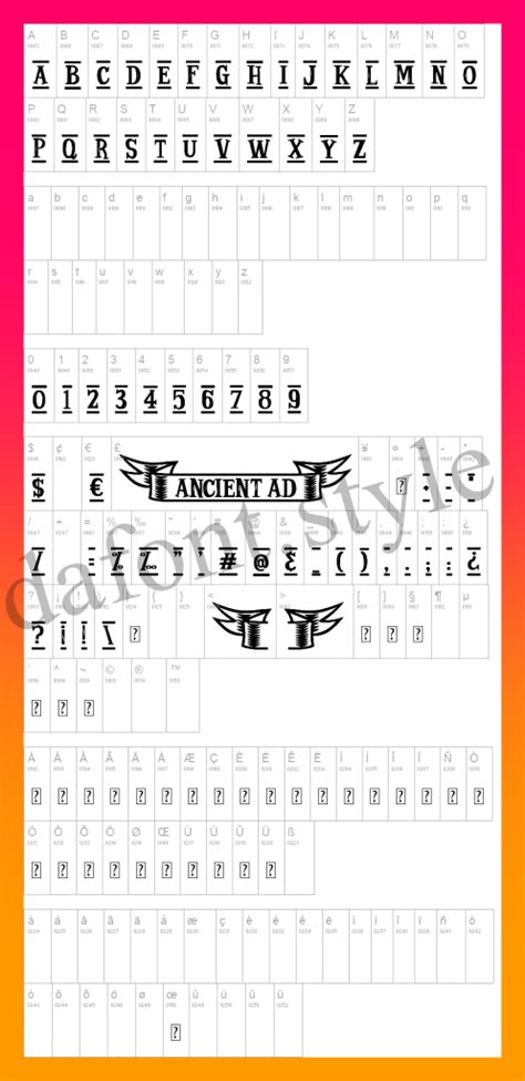 Ancient Ad Font Dafont Free Font