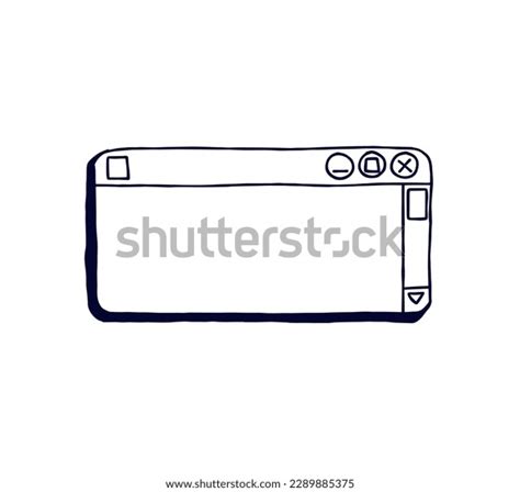 Retro Computer Interface Vintage Old Browser Stock Vector Royalty Free 2289885375 Shutterstock