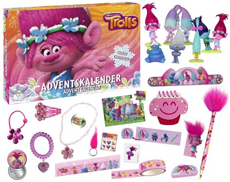 Trolls Trolle Poppy Kalendarz Adwentowy Figurki 3d 7585810567