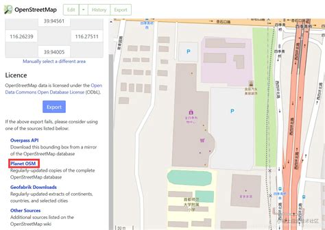 Openstreetmap路网数据的多种获取方式本文对openstreetmap（osm）网页与各类osm数据的多种下载 掘金