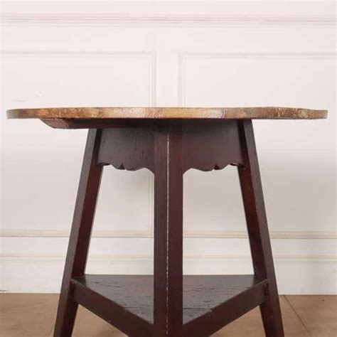 Antique Pine Cricket Table For Sale At Pamono