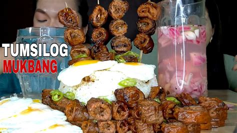 Tumsilog Tumbong Silog Mukbang Mukbang Philipines Youtube
