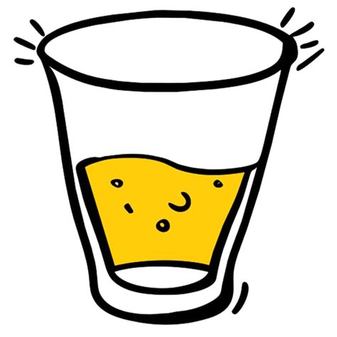 Glass Icon Doodle Fill Premium Ai Generated Vector