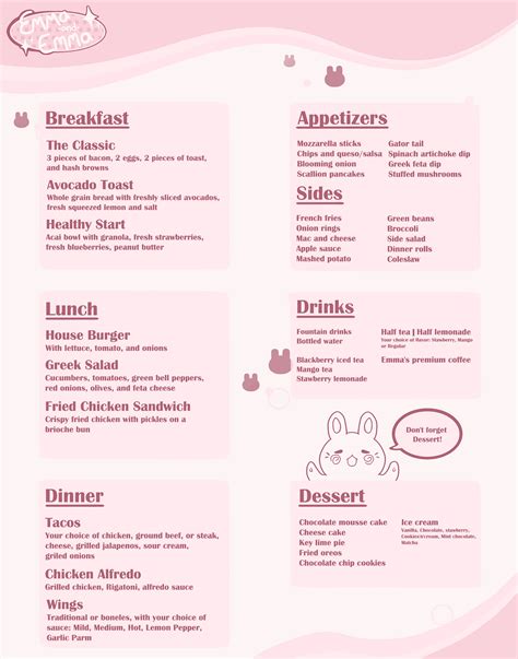 Adult Menu Class Project By P0cket On Dribbble