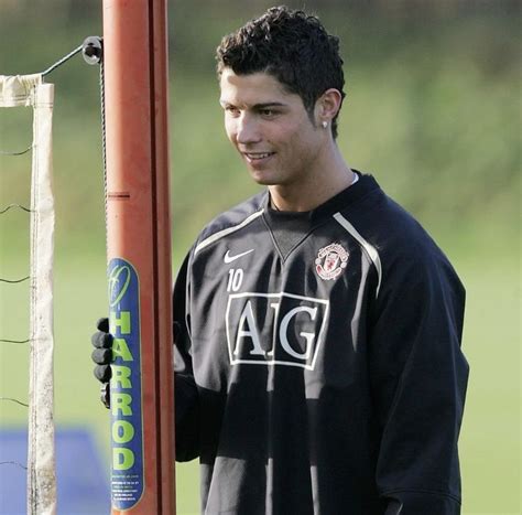 Cristiano Ronaldo Of Manchester United In Action During A First Team