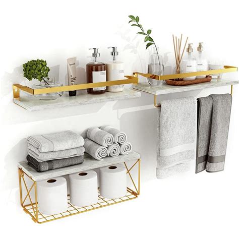 Cubilan 6 In W X 16 In D White Decorative Wall Shelf Wall Mounted