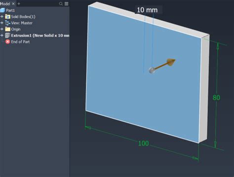 Solved Inventor A Way To Modify Solid Dimension Without Sketch Mode