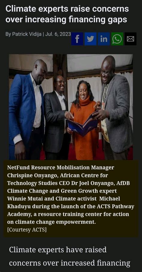 Winnie Chepkemoi Mutai On Linkedin Thank You Standard Media It Was