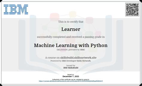 Athul K On Linkedin View My Verified Certificate From Ibm Skills