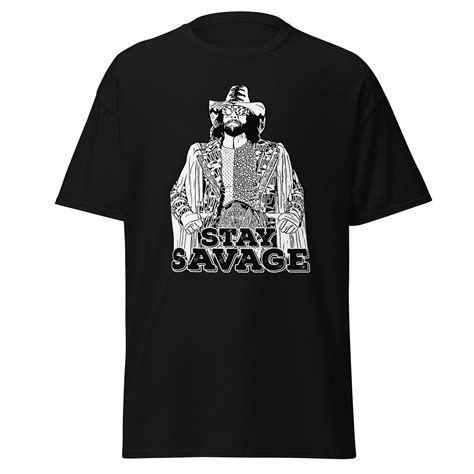 Macho Man Randy Savage Classic Tee 80s Wrestling Tee Shirt Sold By Tring Tee Sku 153303