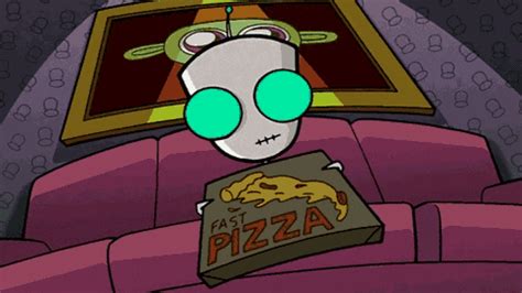 S By Cackhanded — Eating Pizza A  From Invader Zim