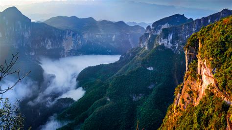 云阳龙缸风景区云端廊桥开园 云阳网