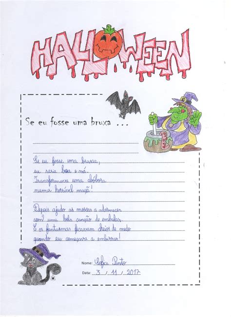 Aventuras de Palmo e Meio Halloween 4º ano