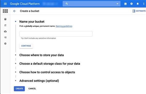 how to create cloud storage buckets in gcp geeksforgeeks