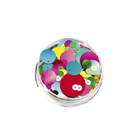 Sequins Asst 100g Stackable
