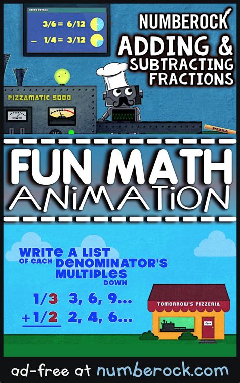 Adding Subtracting Fractions Song By NUMBEROCK Adding And Subtracting Fractions Subtracting