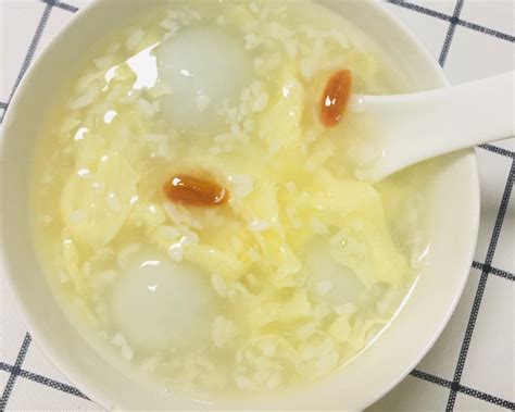 【汤圆甜酒冲蛋的做法步骤图，怎么做好吃】辣子酱酱下厨房
