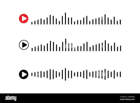 Sound Wave Icon Podcast Player Interface Music Symbol Sound Wave