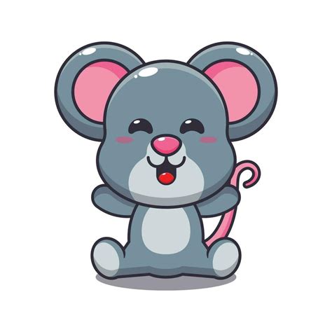 Cute Mouse Cartoon Vector Illustration 35535261 Vector Art At Vecteezy