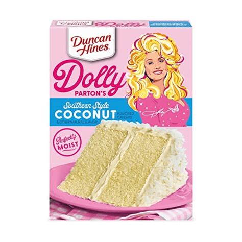 Duncan Hines Dolly Partons Southern Style Coconut Cake Mix 12x15 25oz