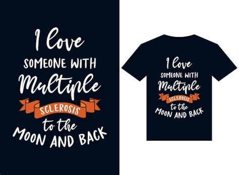 Amo A Alguien Con Esclerosis Múltiple En La Luna Y En La Espalda