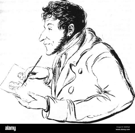 Svenska Självporträtt Av E T A Hoffmann Self Portrait 19th Century Hoffmann Eta Stock