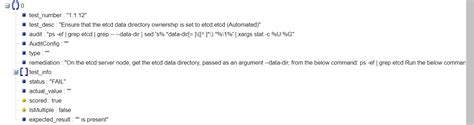 No Value In Expacted Result Issue Aquasecurity Kube Bench Github