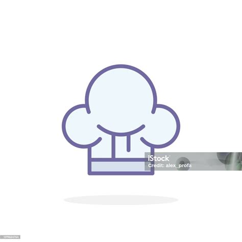 塗りつぶされたアウトラインスタイルのシェフ帽子アイコン いっぱいになるのベクターアート素材や画像を多数ご用意 いっぱいになる