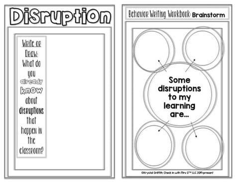 Behavior Writing Assignment Free By Check In With Mrs G Tpt