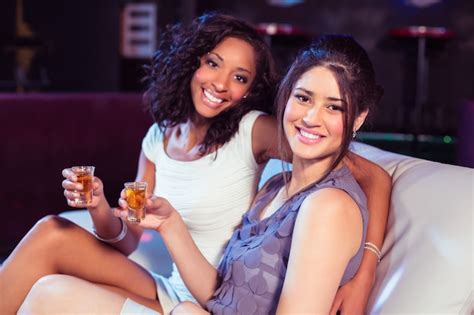 Premium Photo Pretty Girls Having Shots