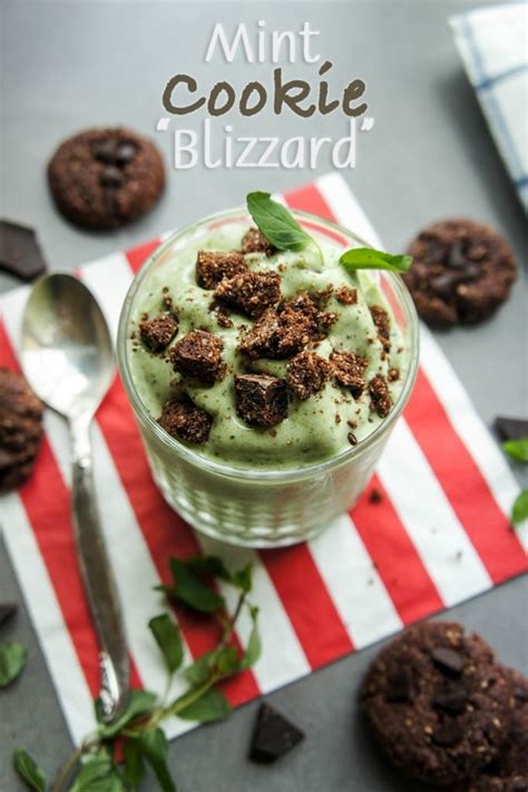 Mint Cookie Blizzards Vegan Gluten Free And Secretly Healthy