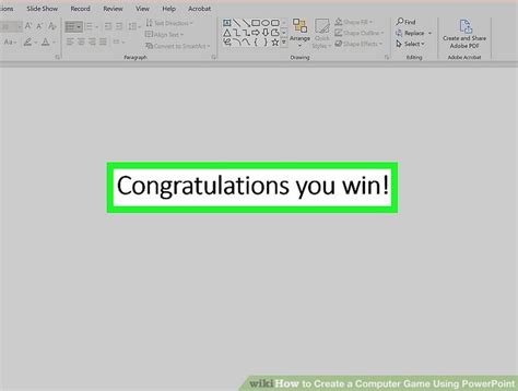 How To Create A Computer Game Using Powerpoint 11 Steps