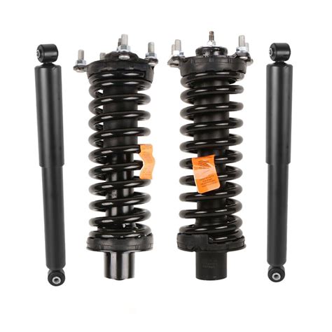 4x Front And Rear Complete Shock Strut And Coil Spring Assembly For 2007