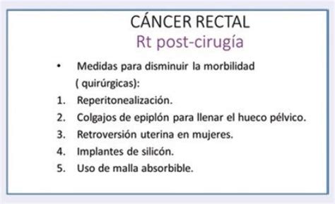 Recomendaciones para diagnóstico y tratamiento del cáncer de colon y ...