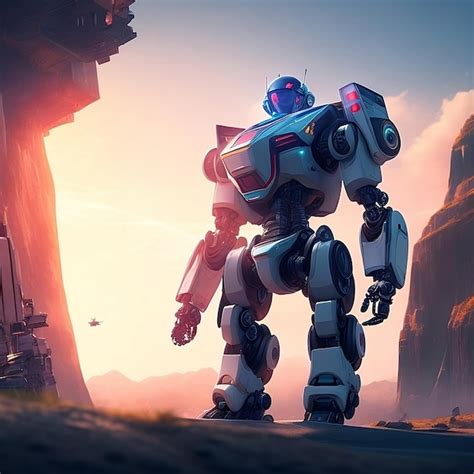 Premium Ai Image Cinematic Robot Improved Efficiency