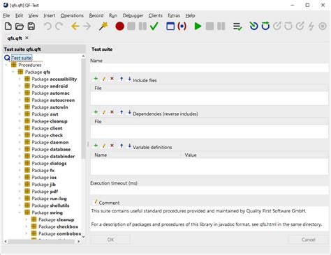 Inspecting The Standard Library Qf Test Tutorial