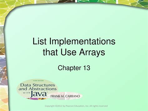 List Implementations That Use Arrays Ppt Download